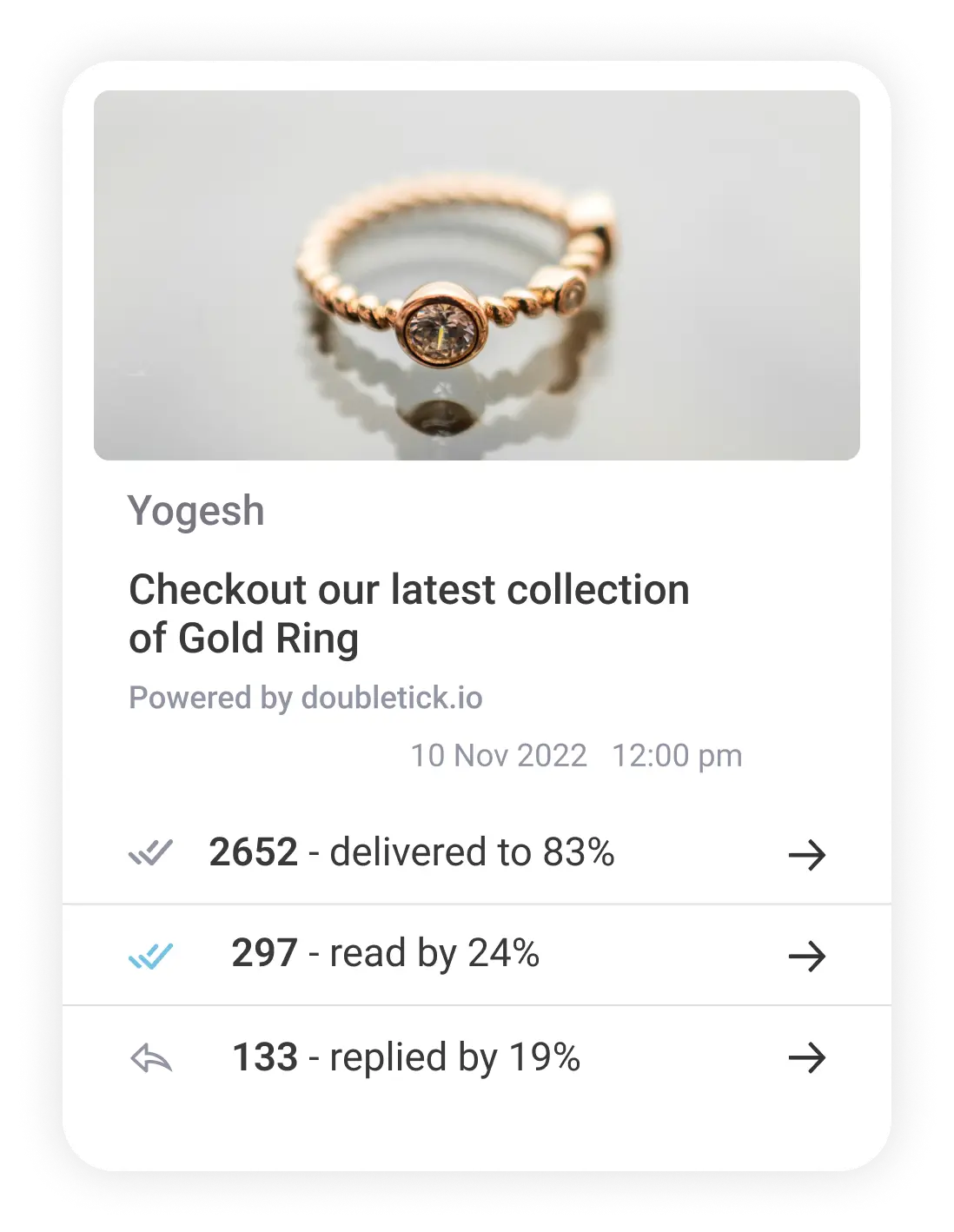 DoubleTick | Boost sales 7x using WhatsApp Business API on mobile